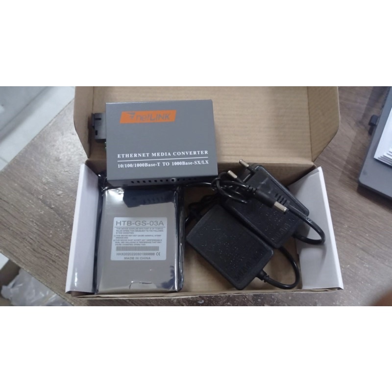 Jual 1 Pair NETLINK HTB-GS-03A/B SM Gigabit Fiber Optical Media ...