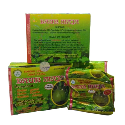 Jual Kapsul herbal obat gatal daun maja ORIGINAL | Shopee Indonesia