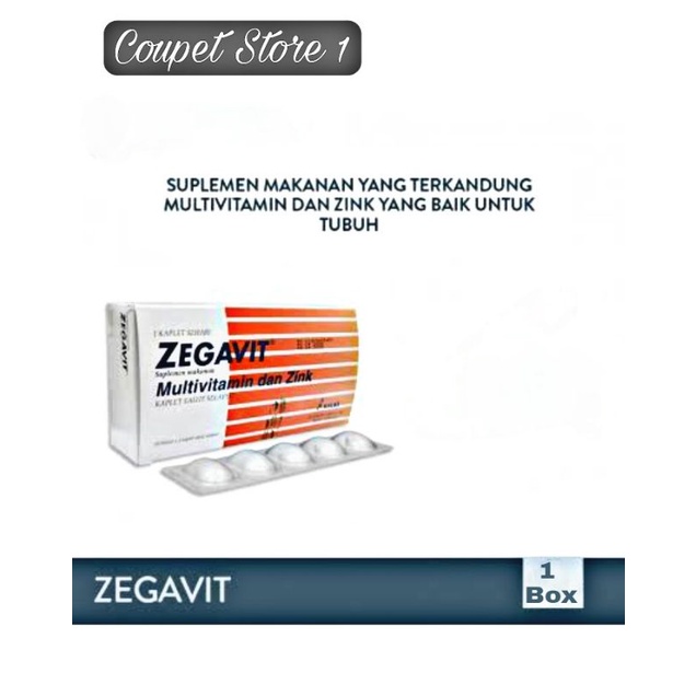 Jual Zegavit Multivitamin dan Zink 1Box | Shopee Indonesia