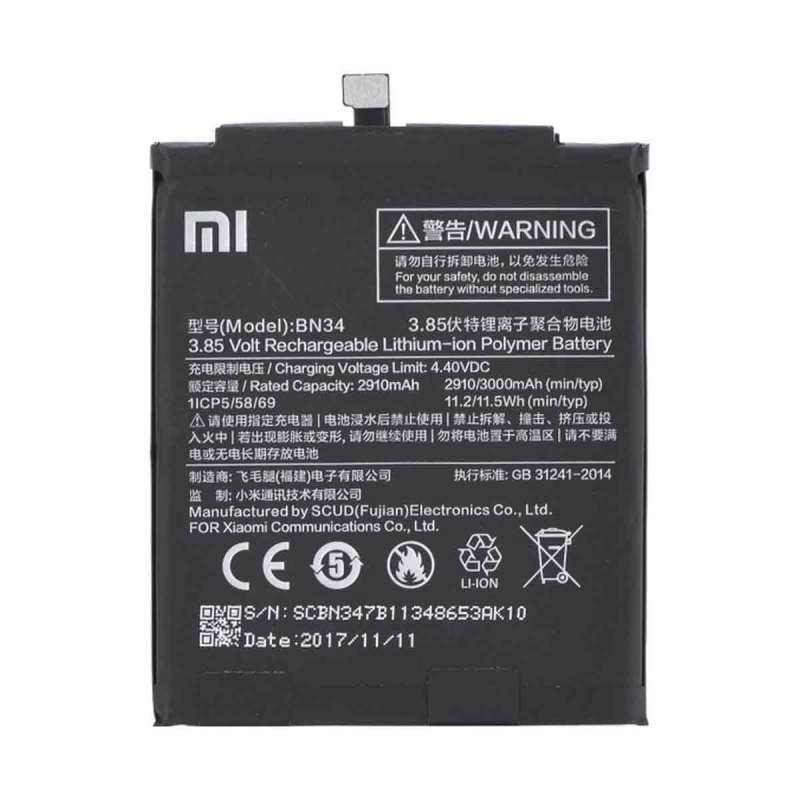 Jual Battery Baterai Xiaomi Redmi 5A Bn34 Original | Shopee Indonesia