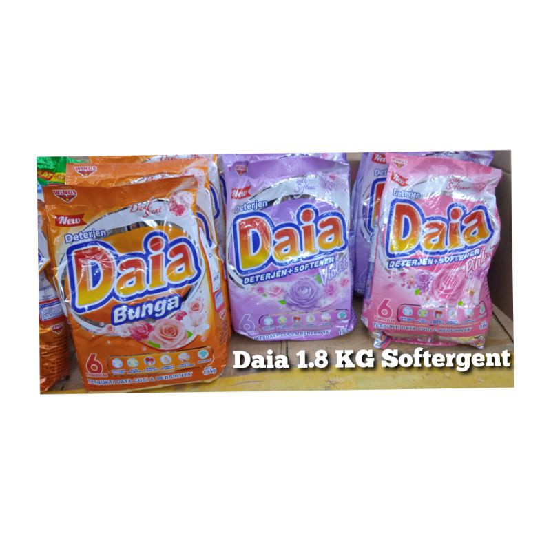 Jual Daia 1.7 Kg Detergent BUBUK dan softener dengan Varian aroma ...