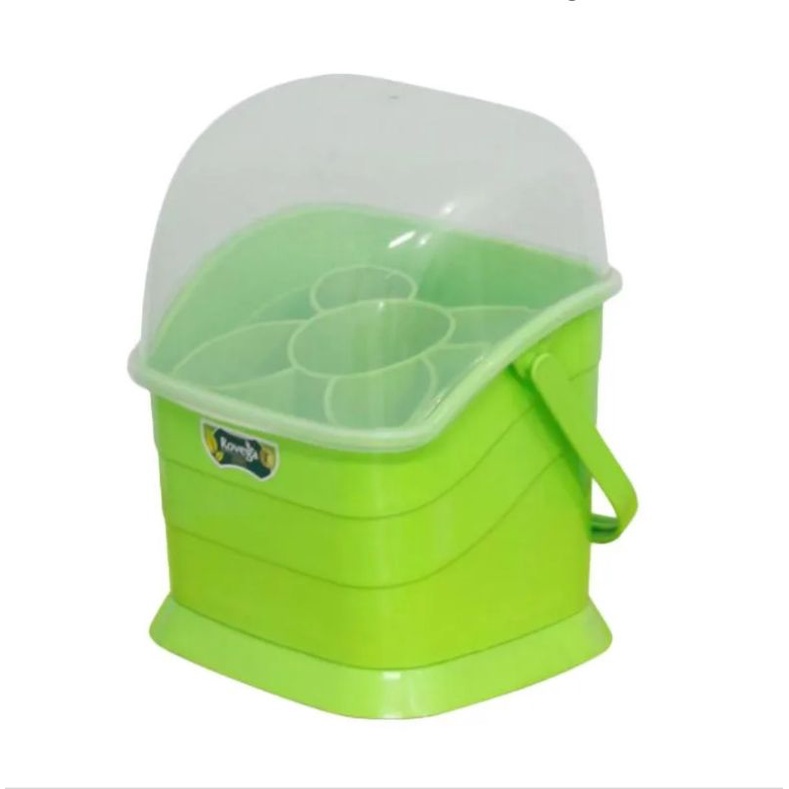 Jual Tempat Sendok + Tutup Rovega Hijau | Shopee Indonesia