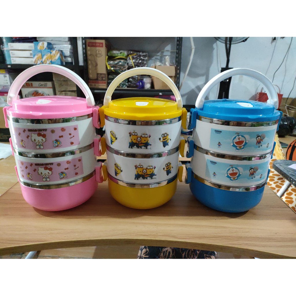 Jual RANTANG 3 SUSUN KARAKTER @DEVDEV_GROSIR | Shopee Indonesia