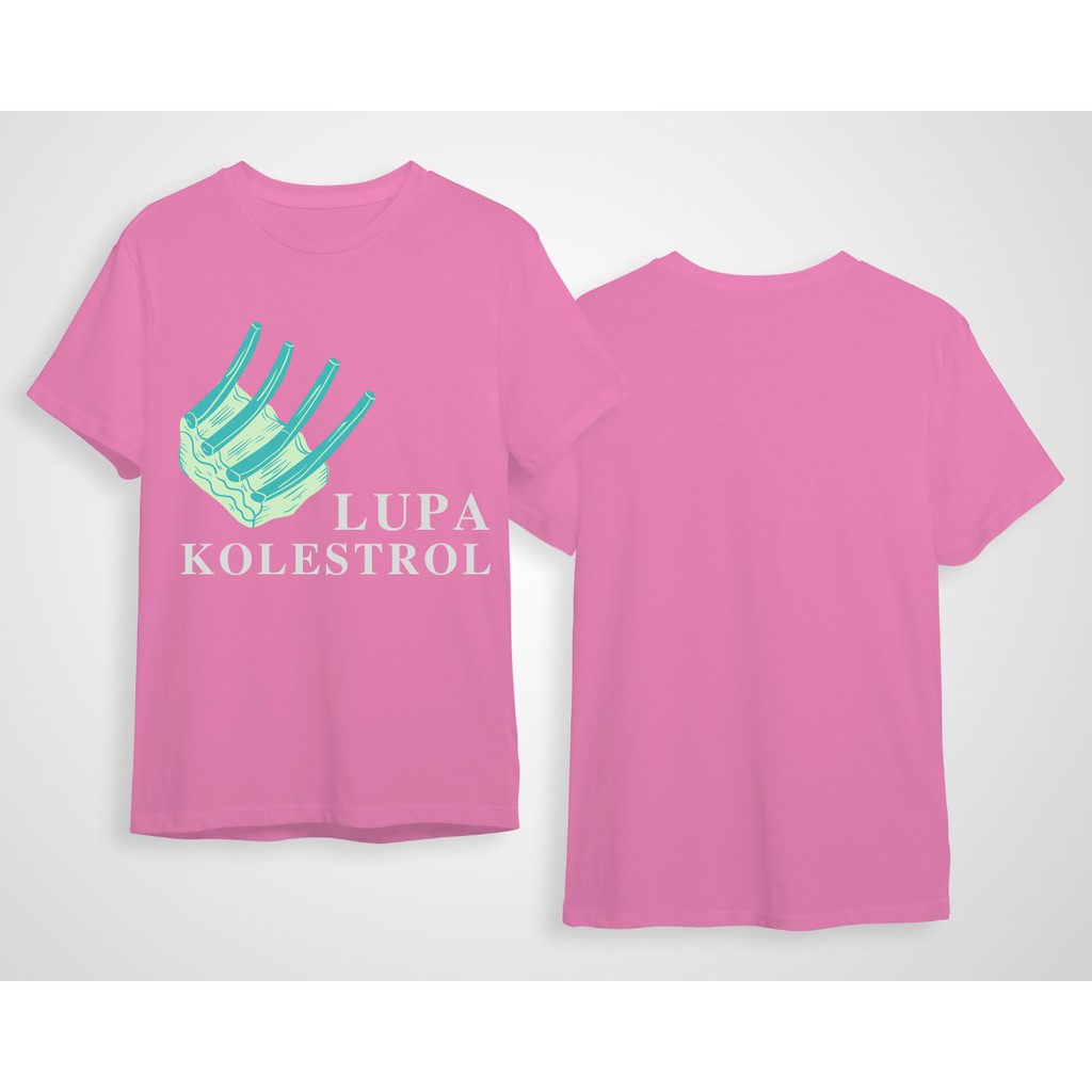 Jual Kaos Cotton Sablon Custom - BABY PINK | Shopee Indonesia