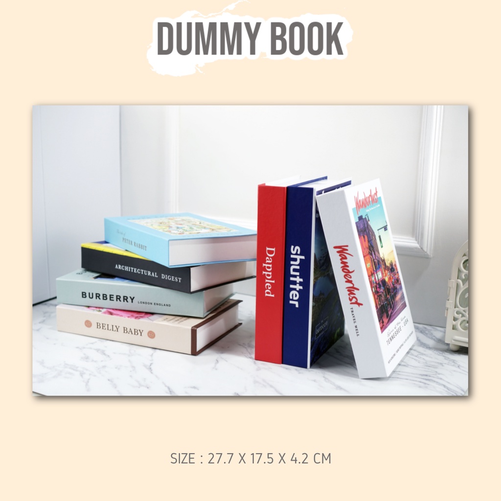 Jual Buku Dummy / buku palsu / buku pajangan untuk props foto | Shopee ...
