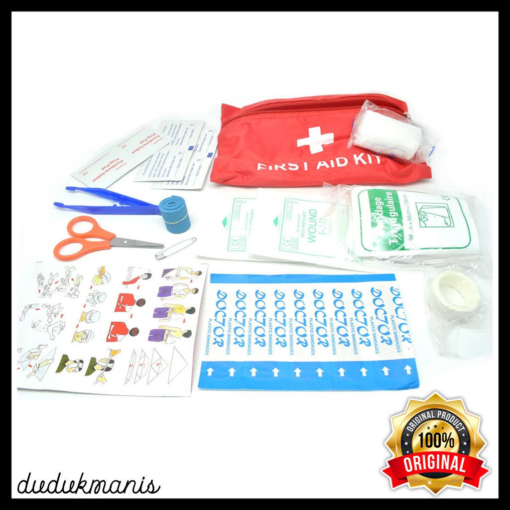 Jual Alat P3K Outdoor First Aid Kit 13 in1 Tempat P3K Peralatan P3K KES ...