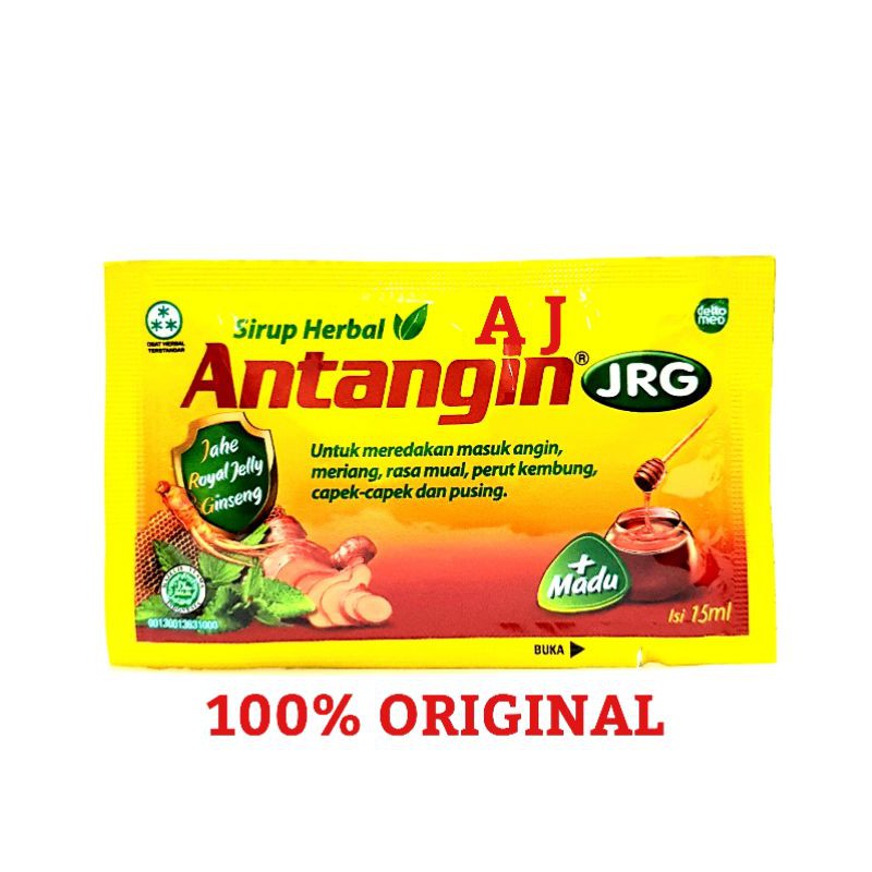 Jual Antangin JRG Sachet Cair - Mengobati Masuk Angin, Meriang, Mual ...