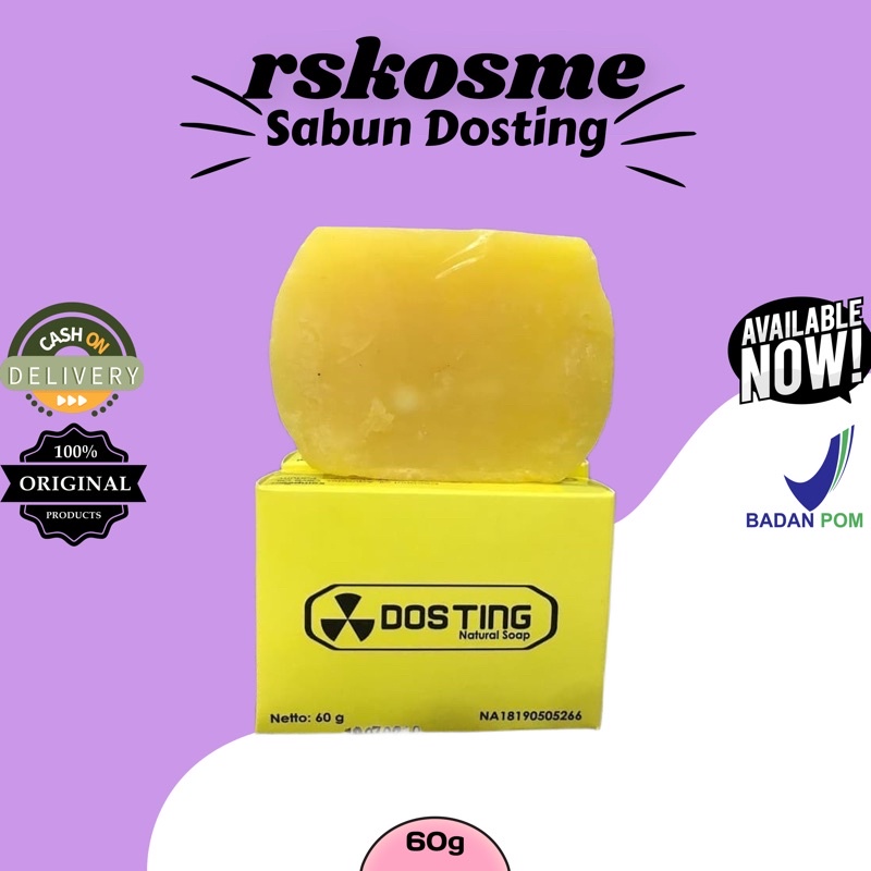 Jual ️RSKOSME ️ Sabun Dosting Whitening Natural Soap Pemutih BPOM Halal ...