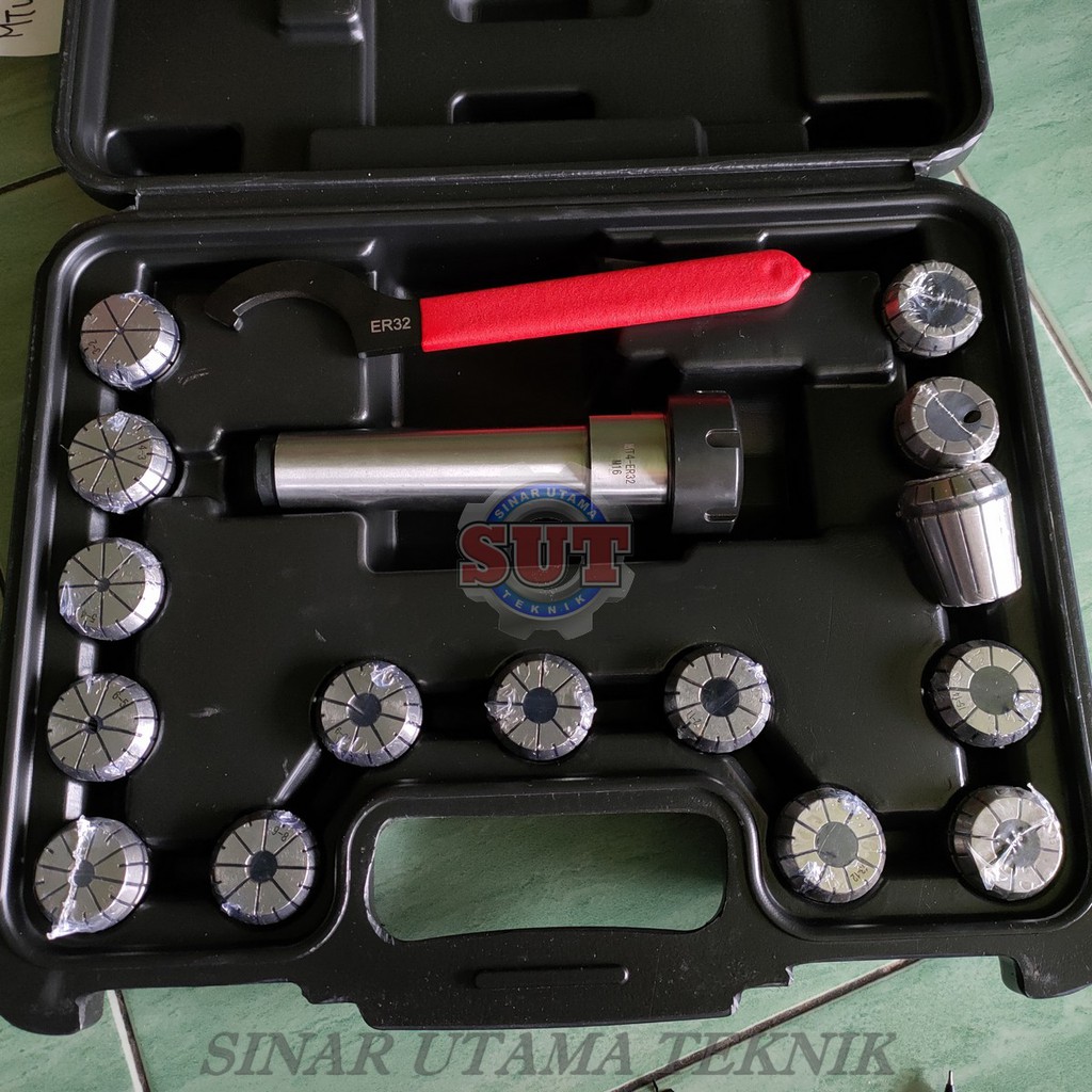 Jual Collet set MT4 ER 32-15pcs Spring Collet Milling Chuck Set MT4 ...