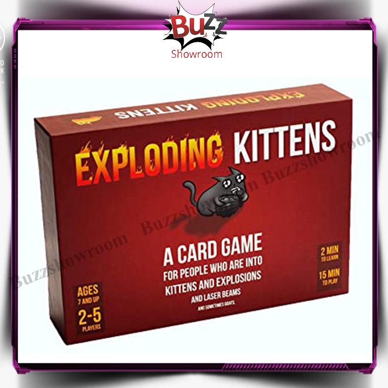 Jual Exploding Kittens / NSFW / Imploding / Streaking / Barking Kitten Board Games Card Game ...