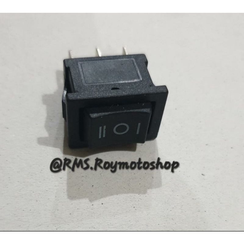 Jual Tombol Saklar Switch On Off On Warna Hitam 3 Pin 3 Kaki | Shopee ...