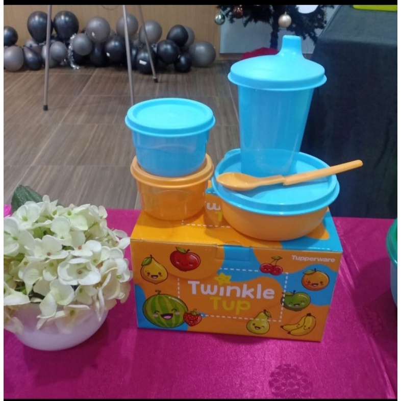 Jual Set makan bayi Tupperware, twinkle tup Tupperware | Shopee Indonesia
