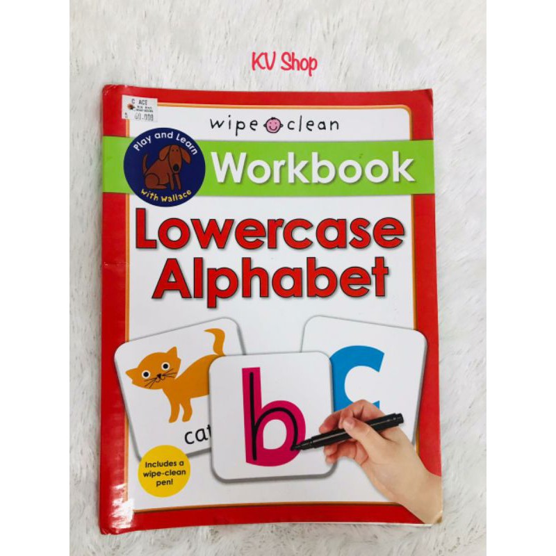 Jual Buku Anak Lowercase Alphabet Wipe Clean Workbook | Shopee Indonesia