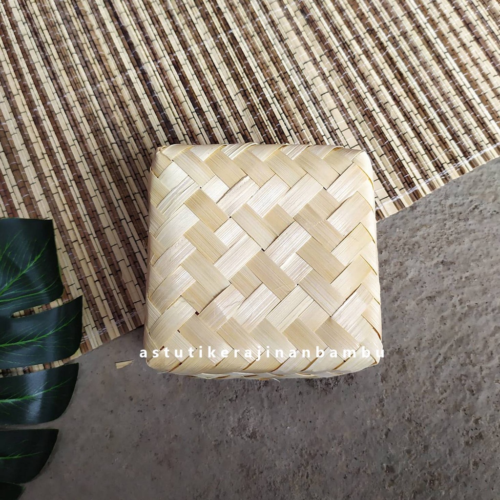 Jual Besek Blicing 10 x 10 cm/besek souvenir/ besek hias/ besek mini ...