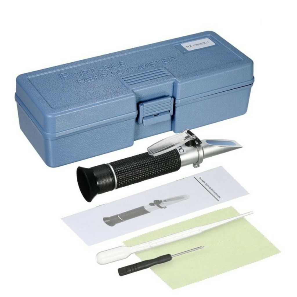 Jual Refraktometer Alkohol Hand Refractometer Alcohol ATC | Shopee ...