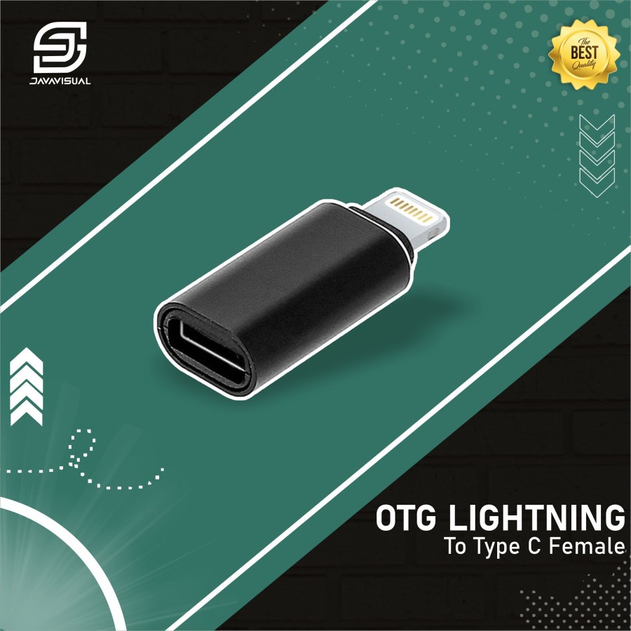 Jual OTG Convertor Lightning to Type C iOS USB Adapter Cable Connector ...