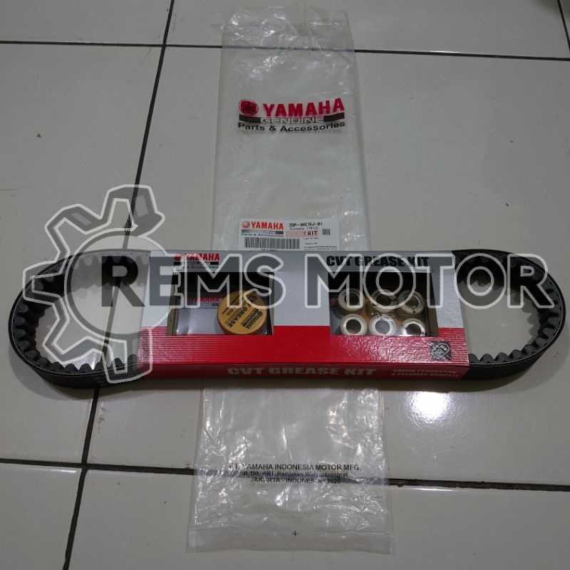 Jual V-BELT SET 2DP NMAX ORIGINAL YAMAHA VBELT V BELT ROLLER ROLER ...