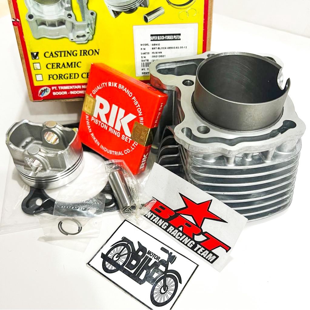Jual BLOK BORE UP BRT GENIO BEAT DELUXE SCOOPY STREET FI ESP CAST IRON ...