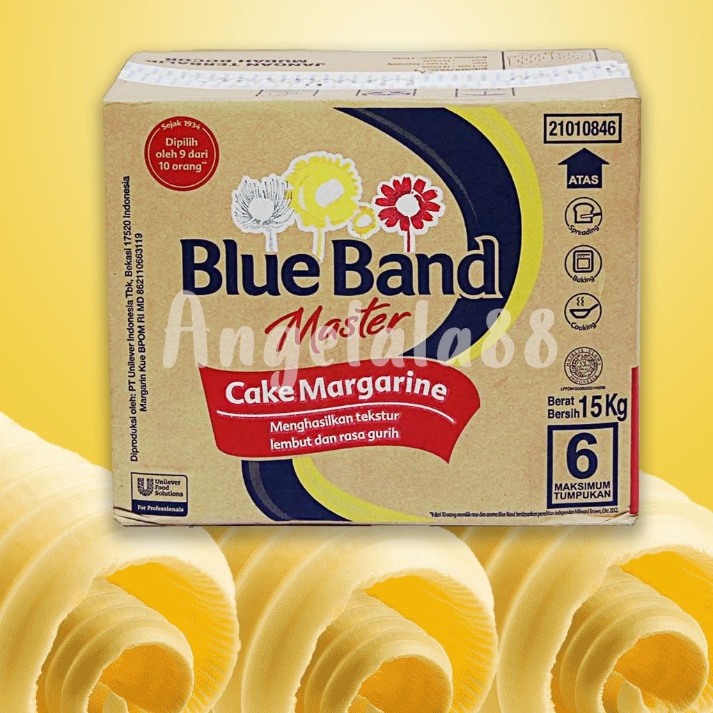 Jual Blue Band Master Cake Margarine 15kg Mentega Blueband 15 kg Kiloan ...