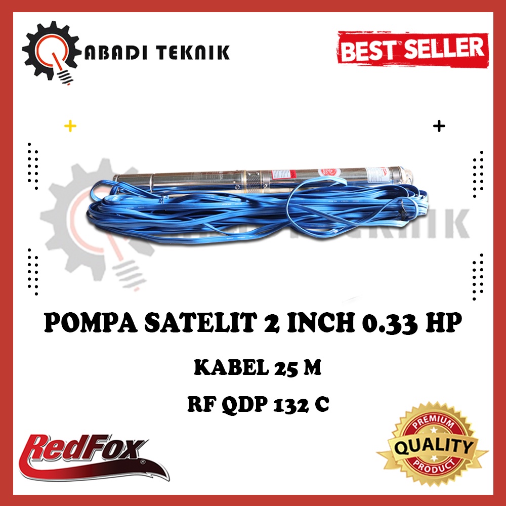 Jual POMPA SATELIT 2 INCH/SUBMERSIBLE PUMP 2INCH 0.33HP RF-QDP132C ...