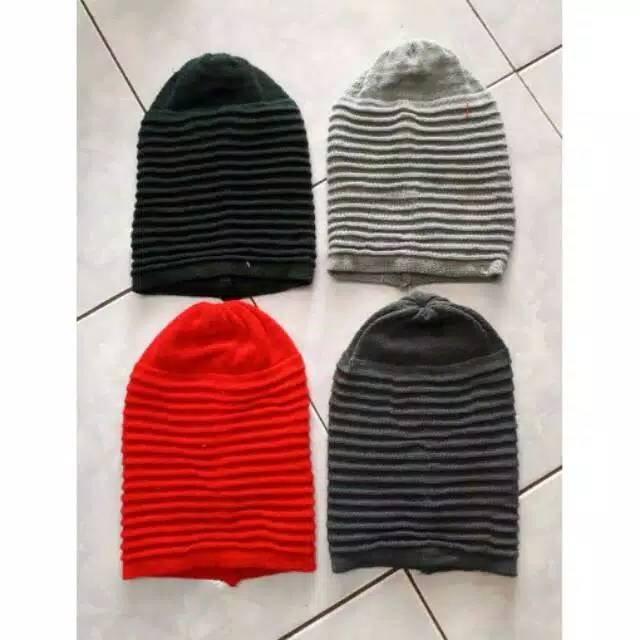 Jual Kupluk letto motif garis | Shopee Indonesia