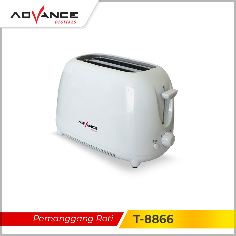 Jual Pemanggang Roti Toaster Otomatis Advance T-8866 2 Slot / Alat ...