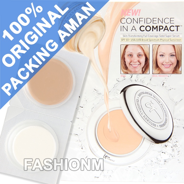 Jual It Cosmetics Confidence in a Compact with SPF 50+ Medium (Sample ...