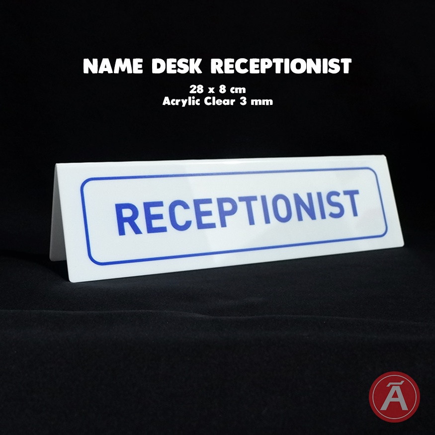 Jual NAME DESK RECEPTIONIST | Shopee Indonesia