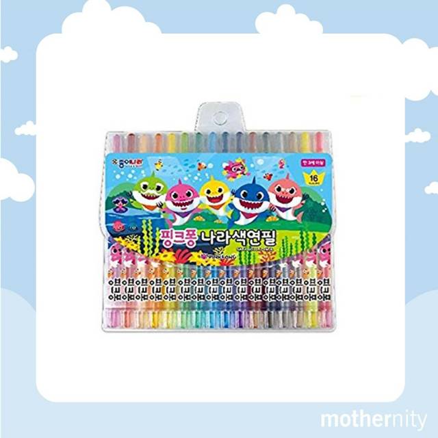 Jual Pinkfong Nara Color Pencil Isi 16 (Crayon Pinkfong Ori) | Shopee ...