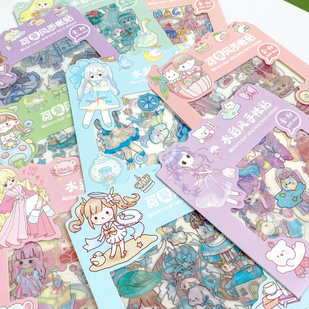 Jual STICKER TEMPEL XYH- 30 ANIME CEWE SWEET CUTE IS 3 LEMBAR / STIKER ...