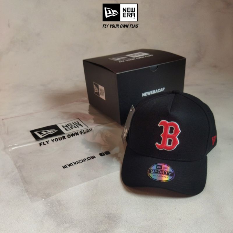 Jual topi/caps baseball 9forty Boston - hitam logo merah - with ...