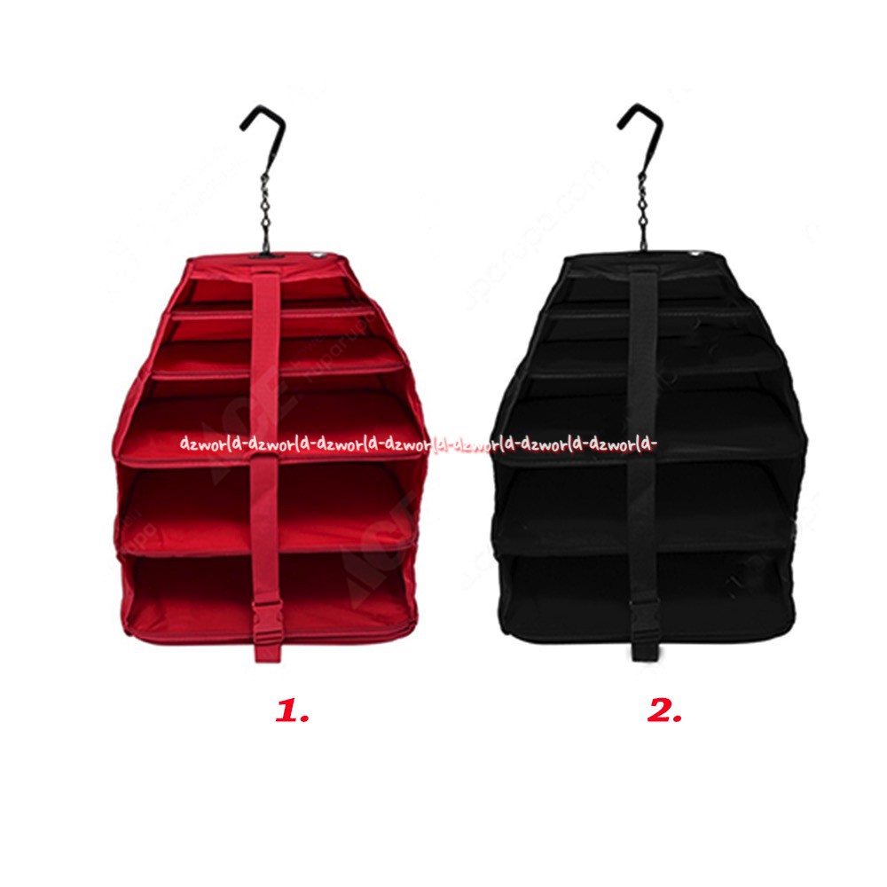 Jual Heys Jetpack Portable Pouch Travel Gantung Rak 5 Tingkat Untuk Isi ...