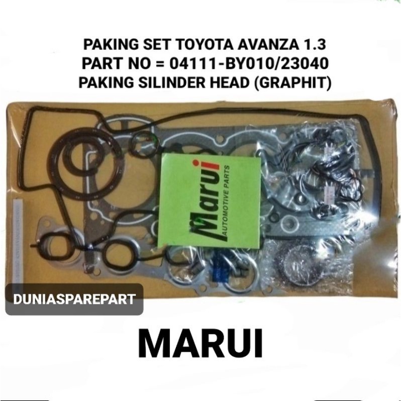 Jual PAKING SET TOYOTA AVANZA 1.3 MARUI | Shopee Indonesia