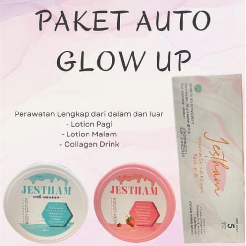 Jual ORIGINAL - LANGSUNG KIRIM : PAKET AUTO GLOW UP JESTHAM TERBARU ...