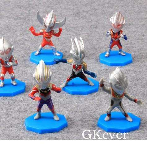 Jual Mainan Ultraman Action Figure Set Isi 6 Cake Topper Ultraman ...