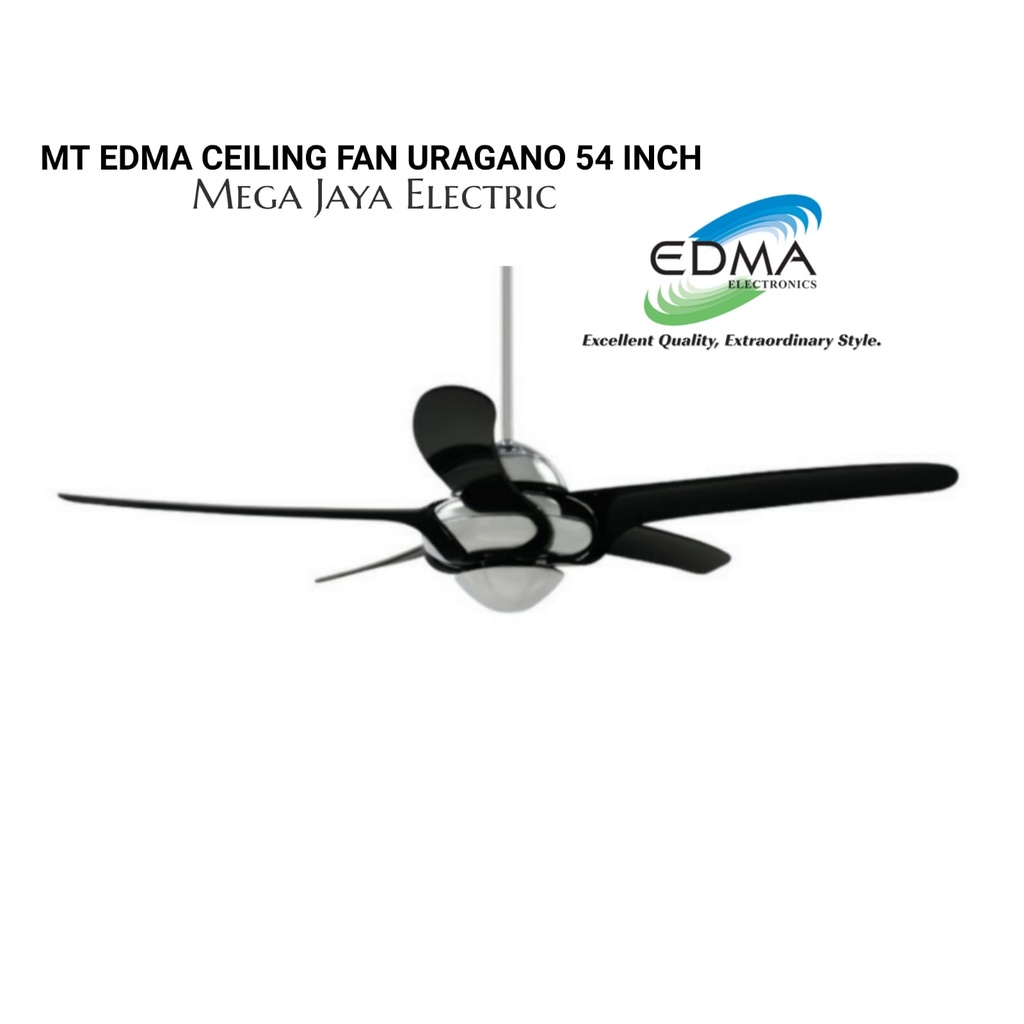 Jual MT EDMA CEILING FAN URAGANO 54 INCH REMOTE CONTROL AC MOTOR ...