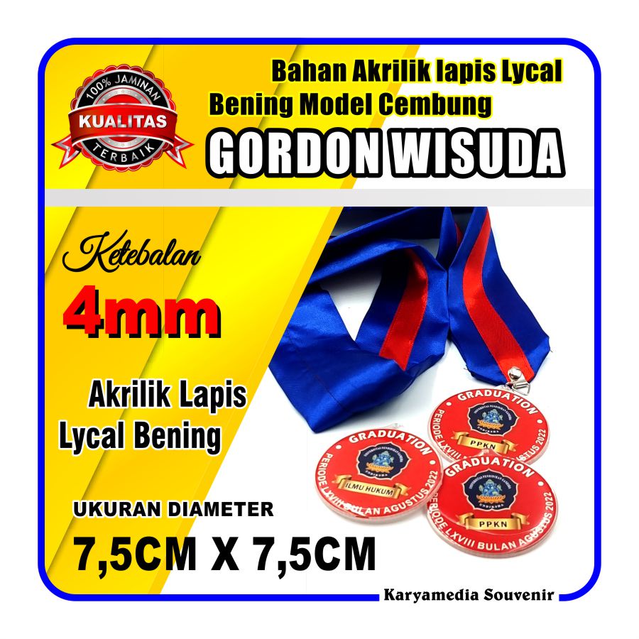 Jual Kalung Wisuda Kelulusan Sekolah | Samir Wisuda Kelulusan | Gordon ...