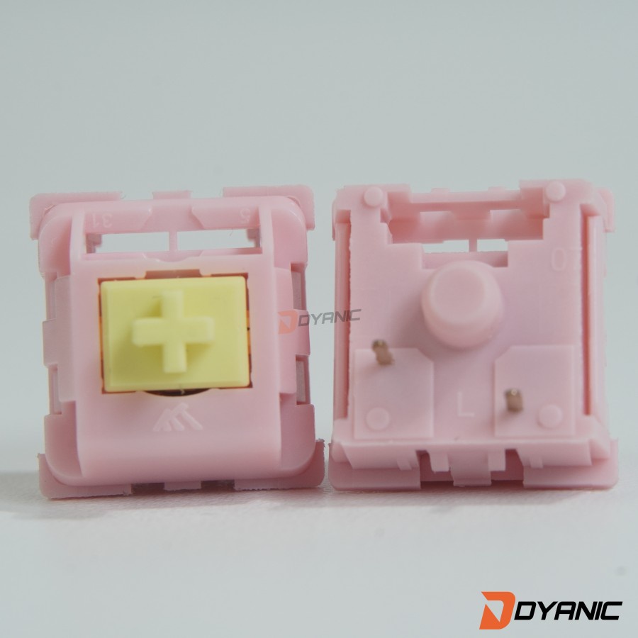 Jual KTT / Content Pink Peach Switch - 3 Pin (Linear - Plate Mount ...