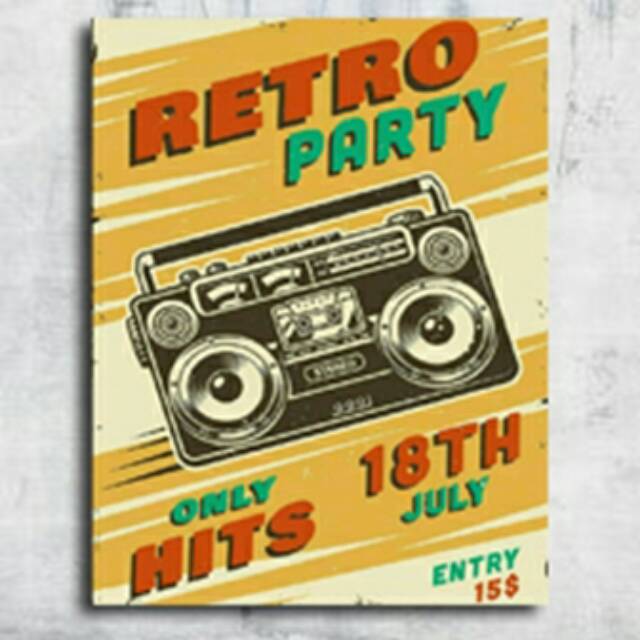 Jual Poster Retro Radio | Shopee Indonesia