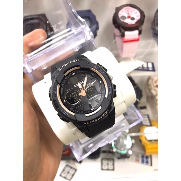 Jual DIGITEC BDA 4130T 4130 4120 Jam Tangan Wanita Double Time Analog ...