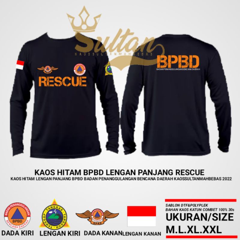 Jual KAOS BPBD //BAJU BPBD RESCUE//KAOS BPBD TRC | Shopee Indonesia