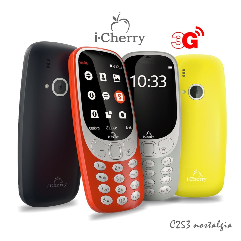 Jual iCherry C253 Nostalgia 3G 2.4 inch | Shopee Indonesia