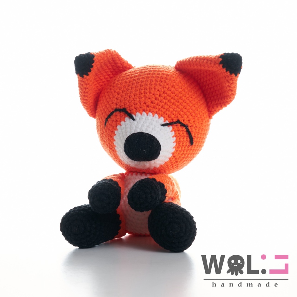 Jual Amigurumi Boneka Rajut - Jay (Fox - Rubah) | Shopee Indonesia