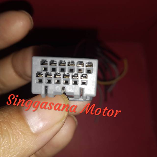 Jual Soket Kabel Speedometer Km pin 12 FI Original Yamaha Aerox 155 ...