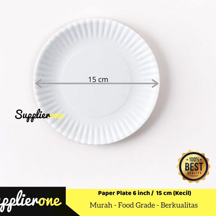 Jual Special Piring Kertas / Paper Plate / Piring Kertas Putih / Piring ...