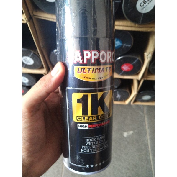 Jual Cat Semprot Sapporo Ultimate K81 PU 1K Clear Coat 400ml | Shopee ...
