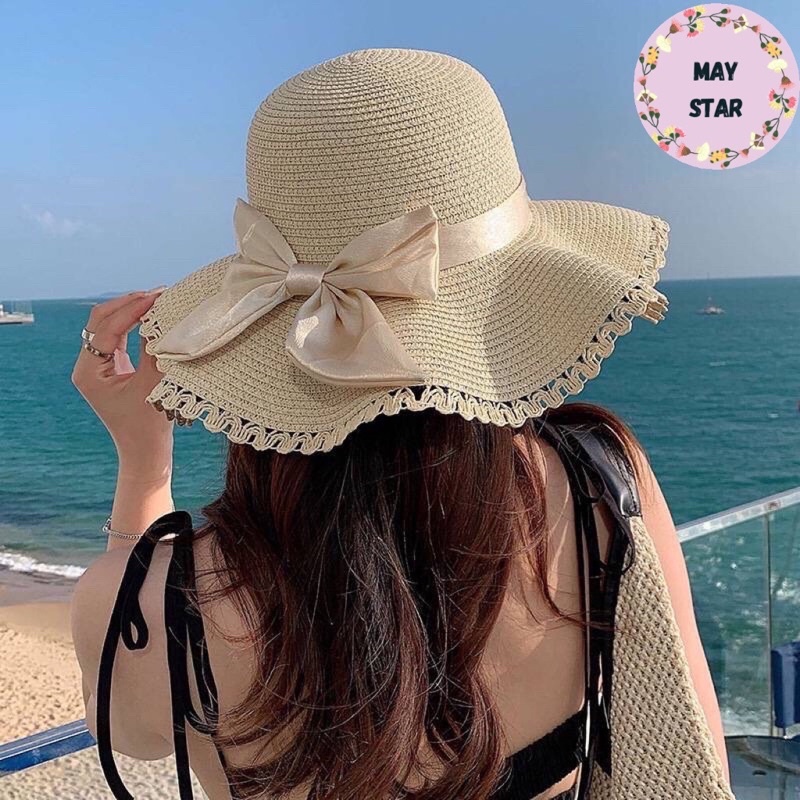 Jual MAYSTAR Topi Pantai wanita pelindung UV -Summerhat Pantai import T104 | Shopee Indonesia
