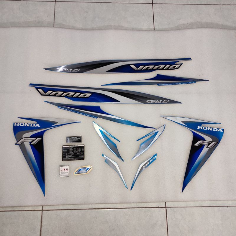 Jual stiker stripping striping decal graphic Honda Vario 110 FI LED ...