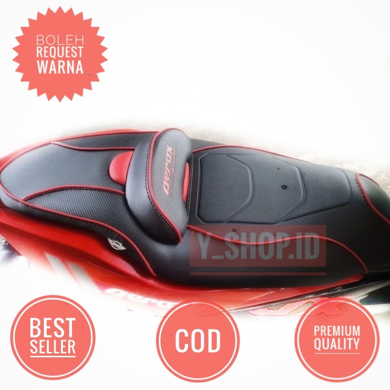 Jual Cover Jok Motor Custom Eropa Modif Motor Aerox 125 155 Kulit ...