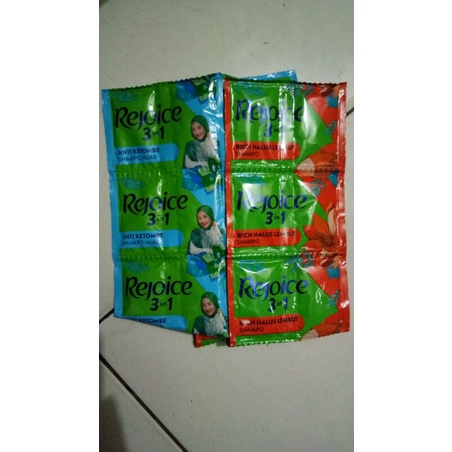 Jual Sampo Rejoice 1 renceng isi 12 sachet | Shopee Indonesia
